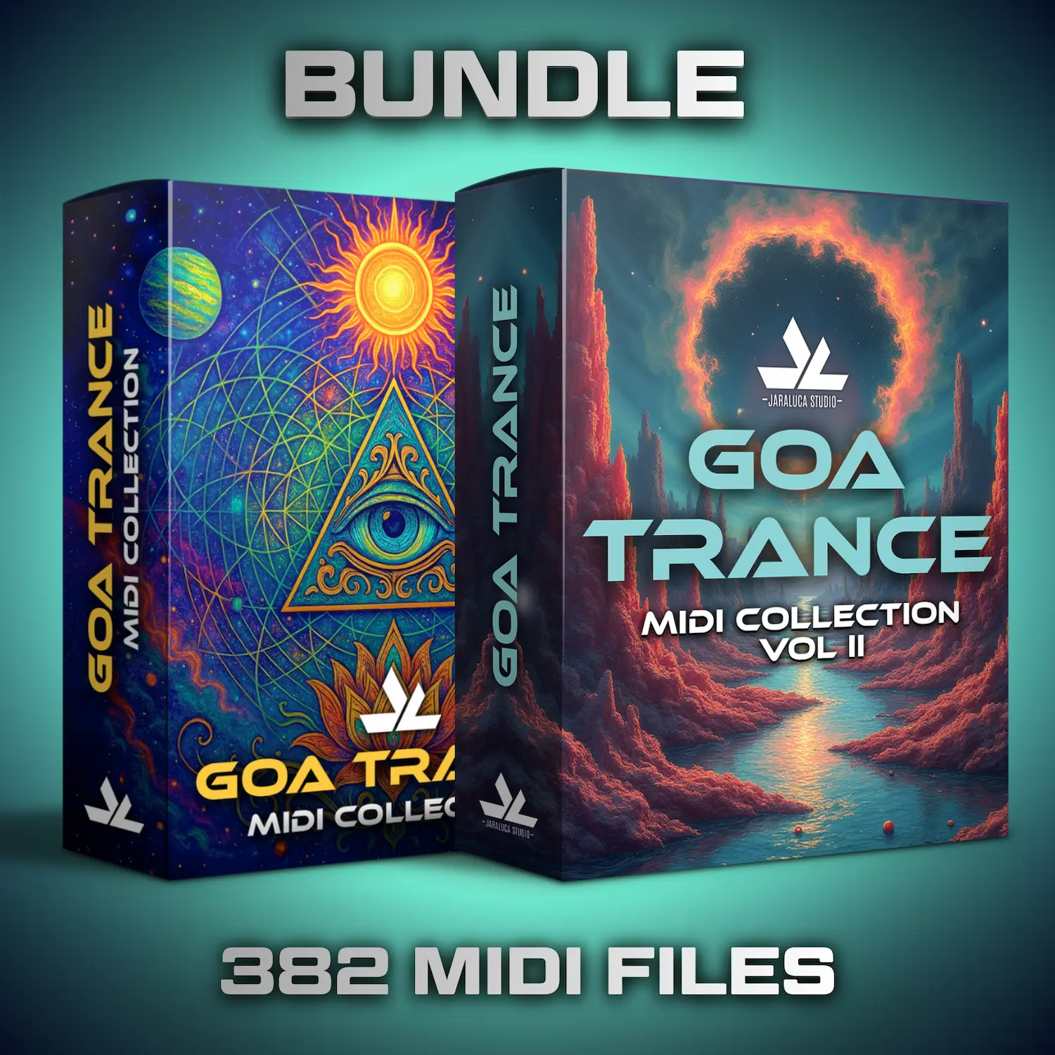 Goa Trance MIDI Pack Bundle – Vol.1 + Vol.2 by JaraLuca